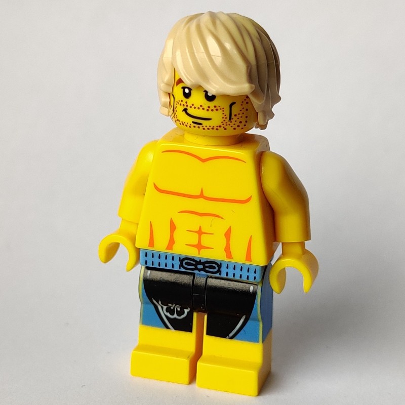 LEGO Set fig-000046 Surfer (CMF) | Rebrickable - Build with LEGO