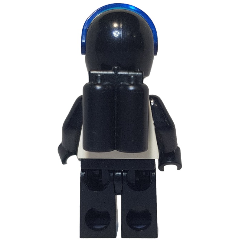 LEGO Set fig-000076 Futuron Spaceman, Black with Airtanks and Dark Blue ...