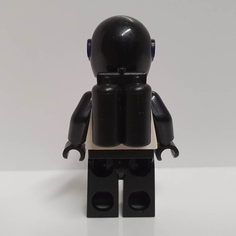 LEGO Set fig-000076 Futuron Spaceman, Black with Airtanks and Dark Blue ...