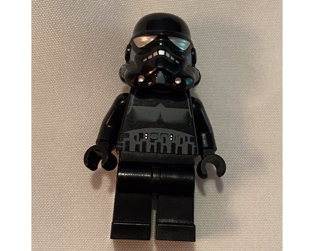 LEGO Set fig-000163 Imperial Shadow Trooper, Short Line on Back, Black ...
