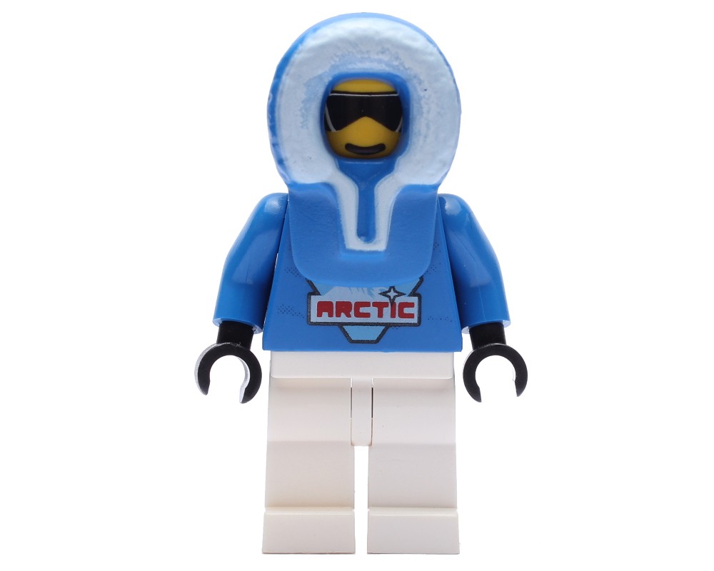 LEGO Set fig-000167 Blue Torso, White Legs, Blue Arctic Hood ...