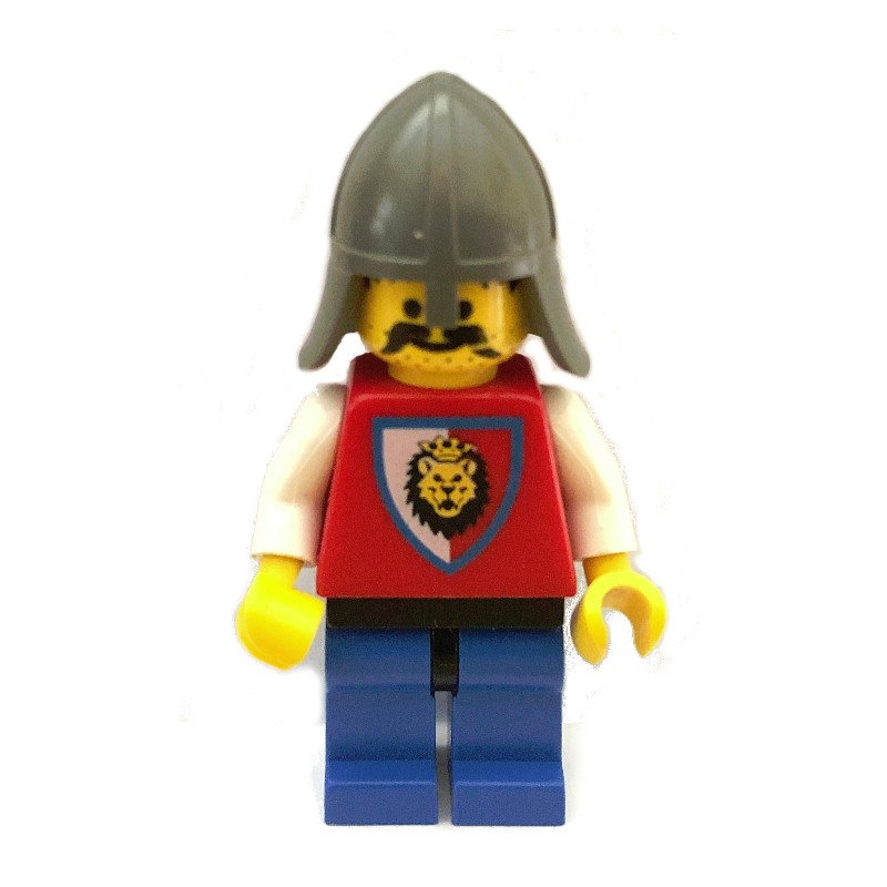 LEGO Set fig-000216 Knight (Royal Knights) - Blue Legs, Dark Gray Neck ...