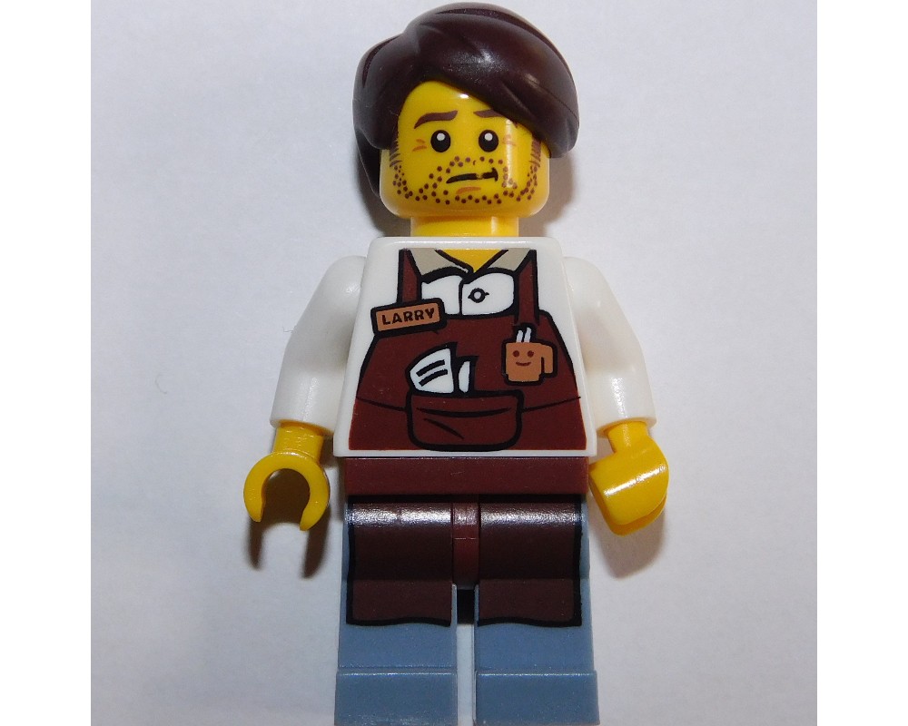 LEGO Set fig-000245 Larry the Barista (CMF) | Rebrickable - Build with LEGO