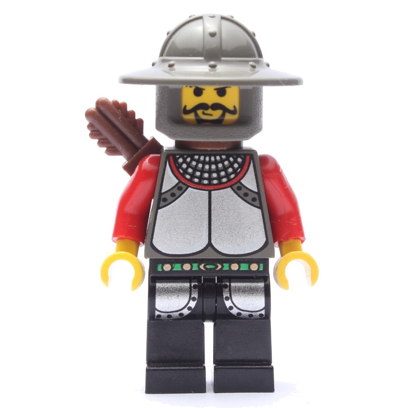 LEGO Set fig-000333 Archer (Knights Kingdom I) - Plate on Legs ...