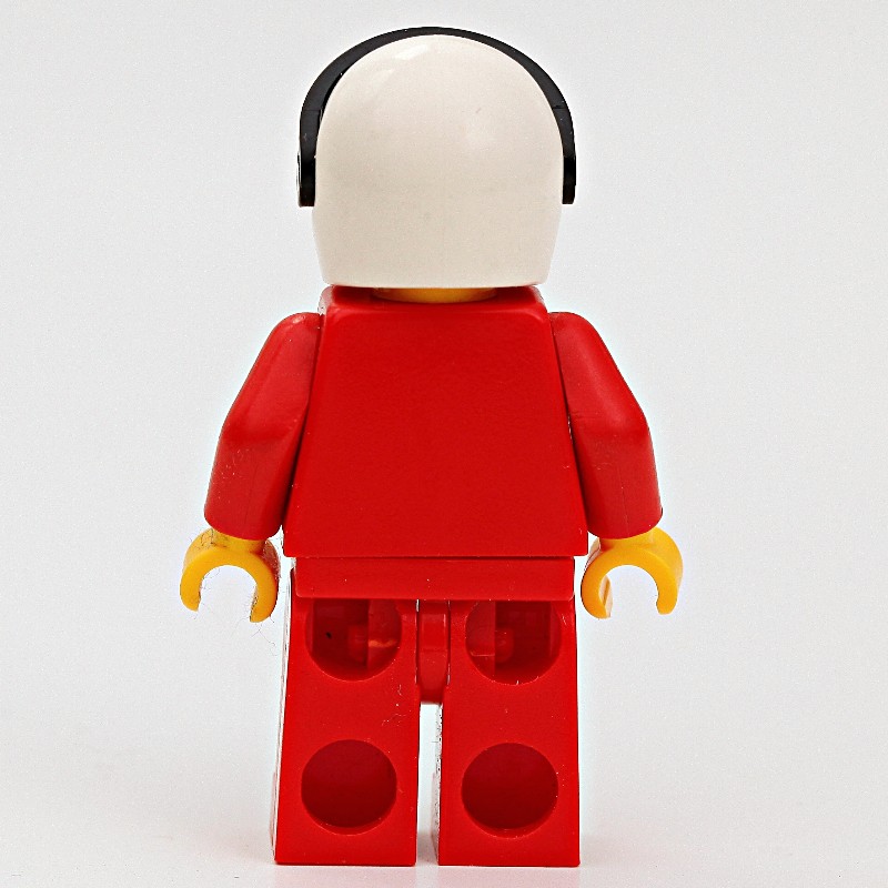 LEGO Set fig-000358 Racer, Red Jacket with Octan Logo and 'RACING', Red ...