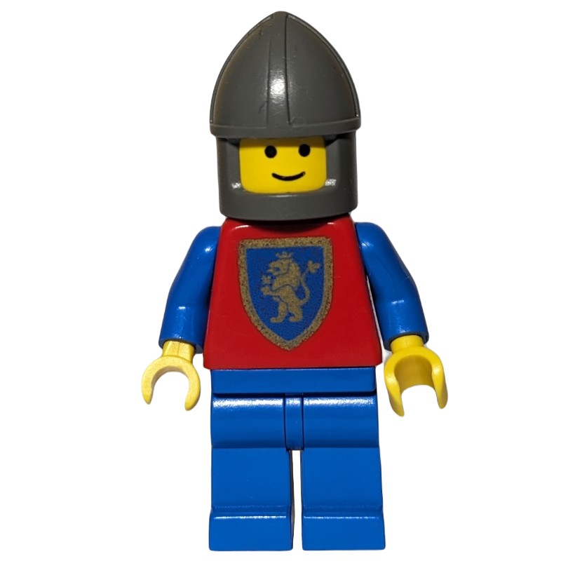 LEGO Set fig-000441 Knight (Crusader Lion) - Blue Legs and Hips, Chin ...