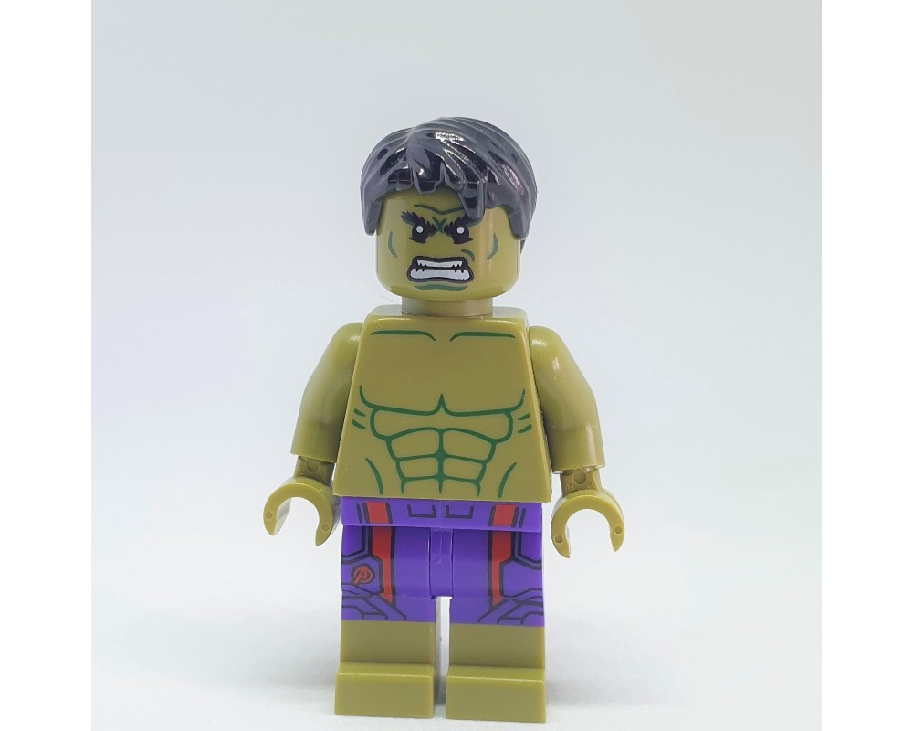 LEGO Set fig-000473 Hulk, Dark Purple Pants, Printed Dark Red Stripes ...