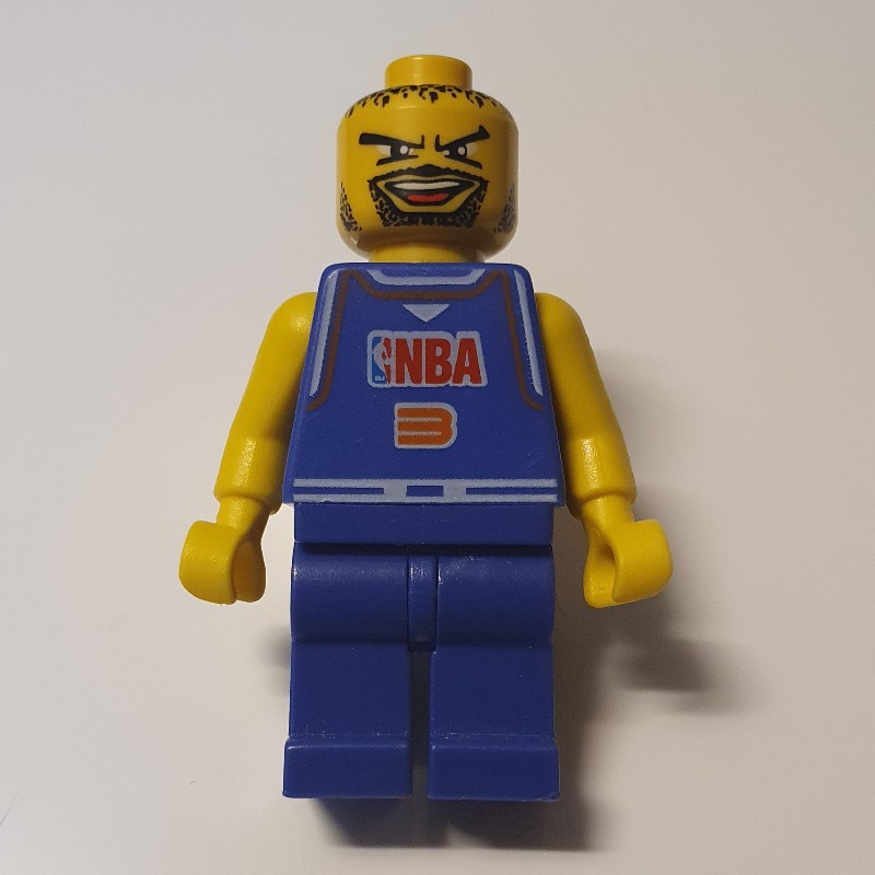 LEGO Set fig-000497 Basketball Player, Violet Torso, Violet Legs #3 ...