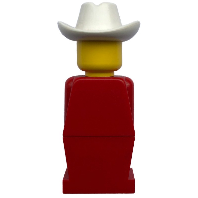 LEGO Set fig-000501 LEGOLAND Red with White Cowboy Hat | Rebrickable ...