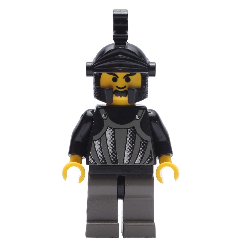 LEGO Set fig-000646 Knight (Fright Knights) - Black Helmet, no Plume ...
