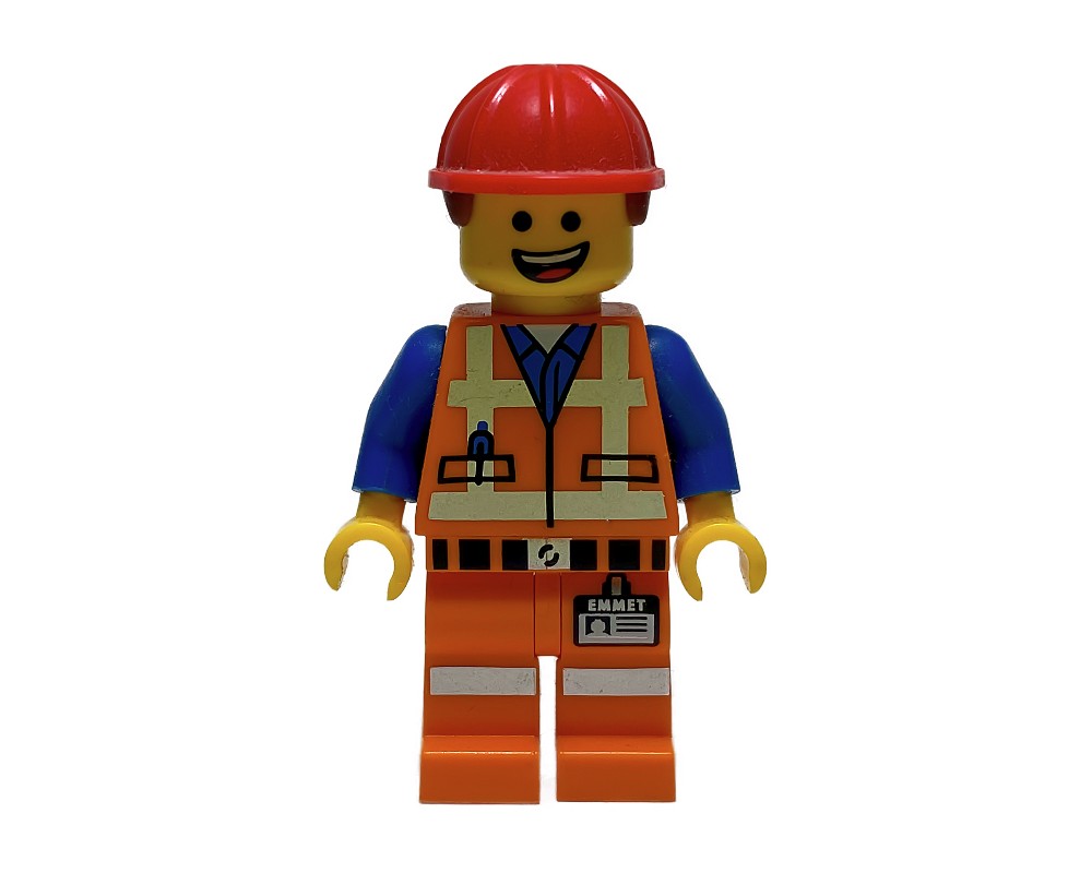 LEGO Set fig-000673 Emmet, Red Hard Hat | Rebrickable - Build with LEGO