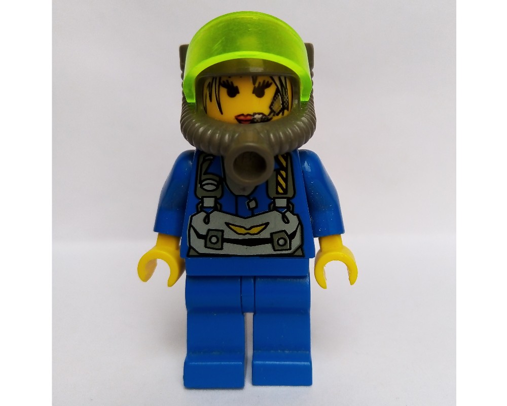 LEGO Set fig-000690 Jet, Trans-Neon Green Visor | Rebrickable - Build ...