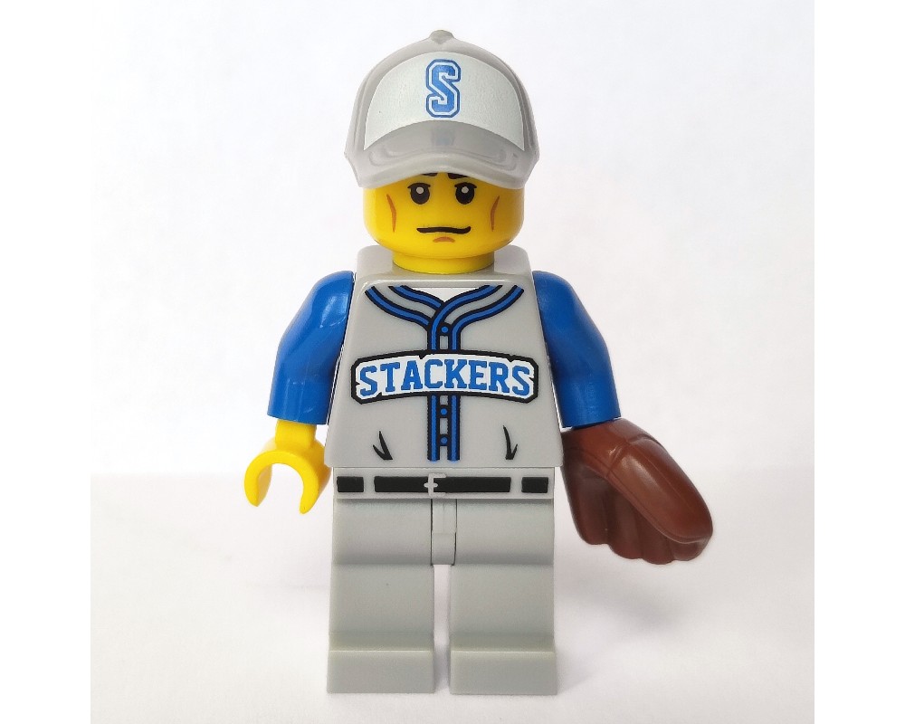 LEGO Set fig-000708 Baseball Fielder | Rebrickable - Build with LEGO