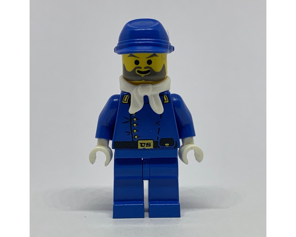 LEGO Set fig-000736 Soldier - Western, Lieutenant, Cap (1996 Western ...