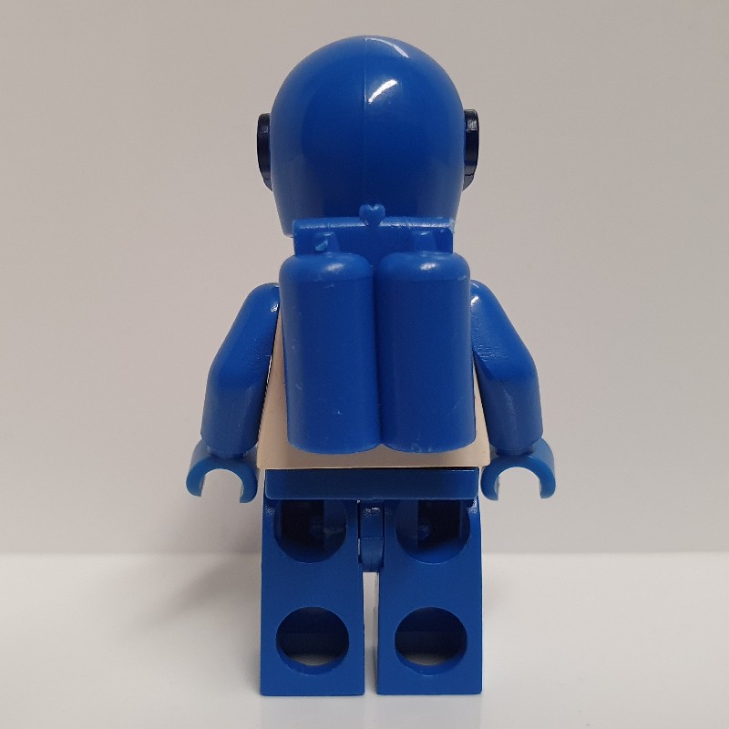 LEGO Set fig-000747 Futuron Spaceman, Blue with Airtanks and Dark Blue ...