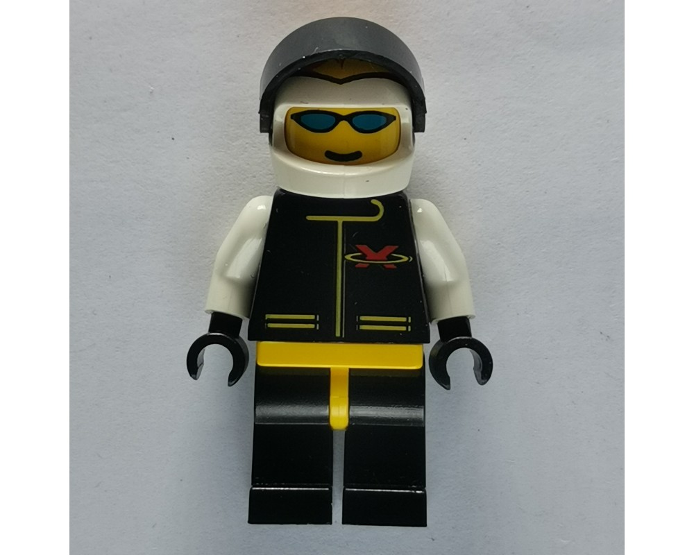LEGO Set fig-000755 Racer, Extreme Team, Black Jacket, Black Legs ...