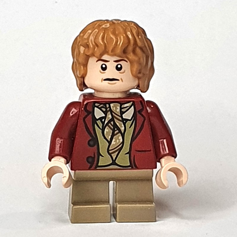 LEGO Set fig-000873 Bilbo Baggins - Dark Red Coat | Rebrickable - Build ...