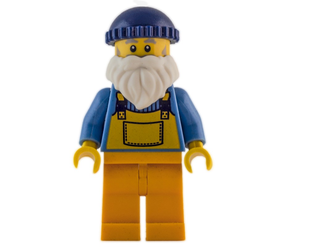LEGO Set fig-000897 Fisherman - Dark Blue Cap | Rebrickable - Build ...