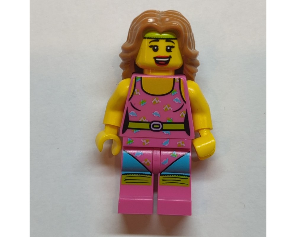 LEGO Set fig-000917 Fitness Instructor | Rebrickable - Build with LEGO