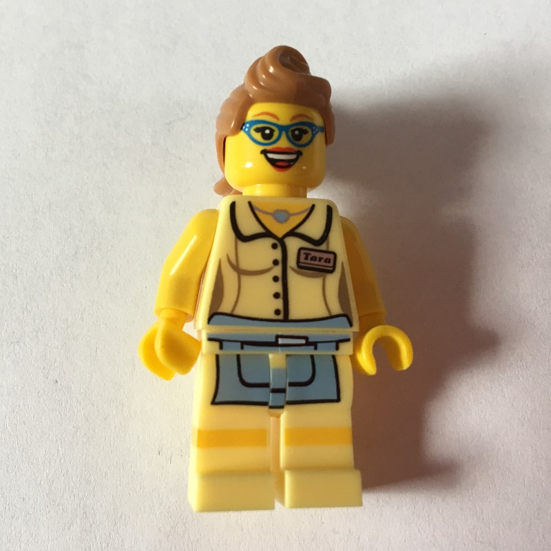 LEGO Set fig-000959 Diner Waitress | Rebrickable - Build with LEGO