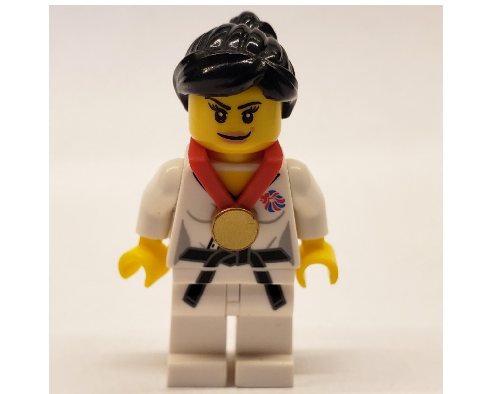 LEGO Set fig-000971 Judo Fighter, Team GB (CMF) | Rebrickable - Build ...