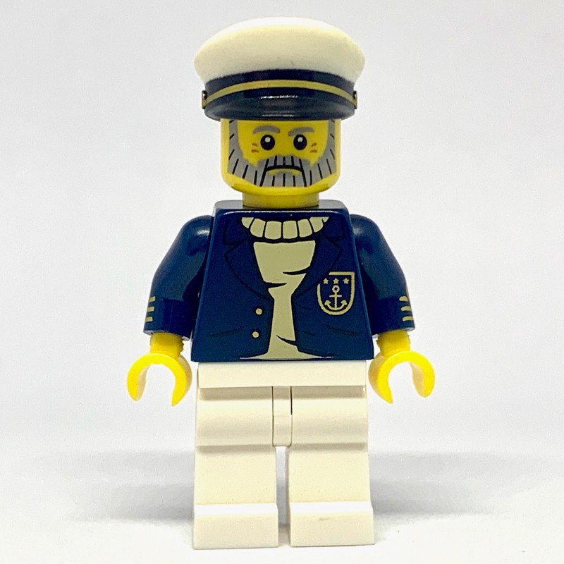 LEGO Set fig-001016 Sea Captain | Rebrickable - Build with LEGO