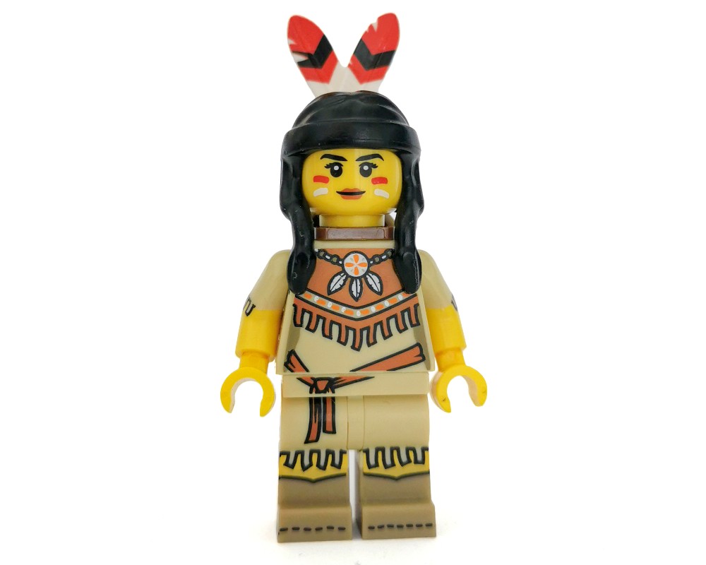 LEGO Set fig-001021 Tribal Woman (CMF) | Rebrickable - Build with LEGO