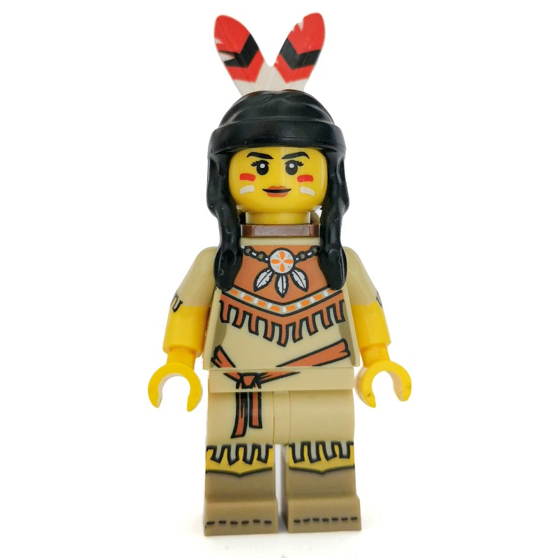 LEGO Set fig-001021 Tribal Woman (CMF) (2016 Collectible Minifigures ...