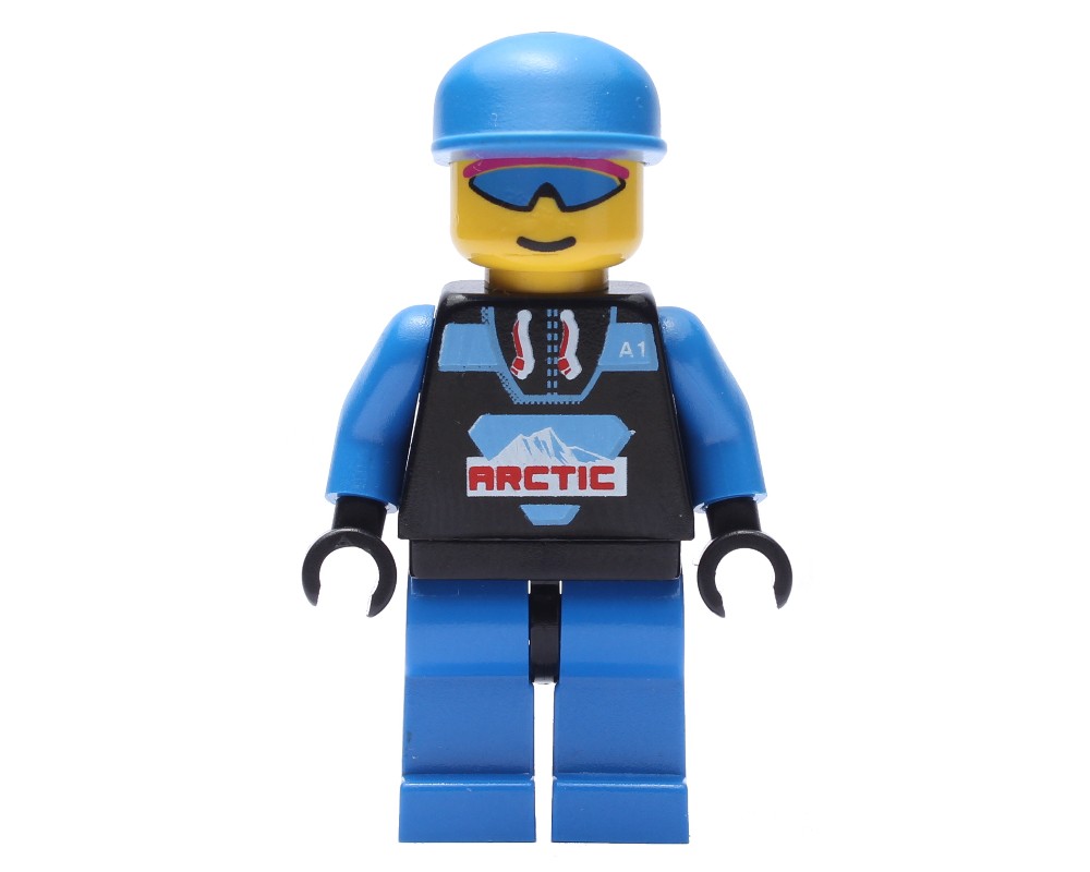 LEGO Set fig-001051 Arctic Crew, Black, Blue Cap | Rebrickable - Build ...