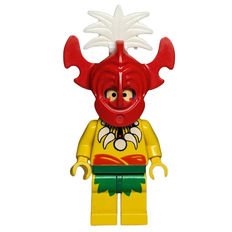 LEGO Set fig-001092 Islander - King Kahuka, Mask | Rebrickable - Build ...