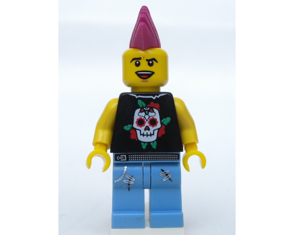 LEGO Set fig-001219 Punk Rocker | Rebrickable - Build with LEGO