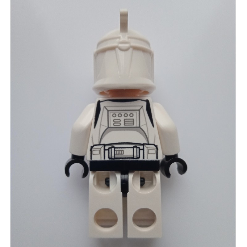 LEGO Set fig-001297 Clone Pilot, Phase I Armor, Black Eyes, Printed ...