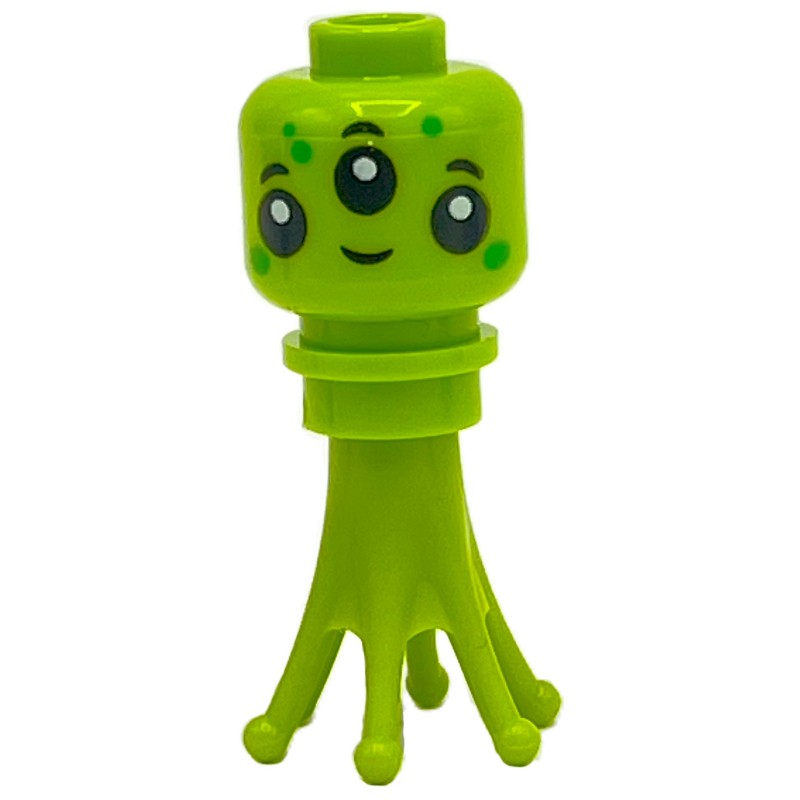 LEGO Set fig-001304 Alien, Lime | Rebrickable - Build with LEGO