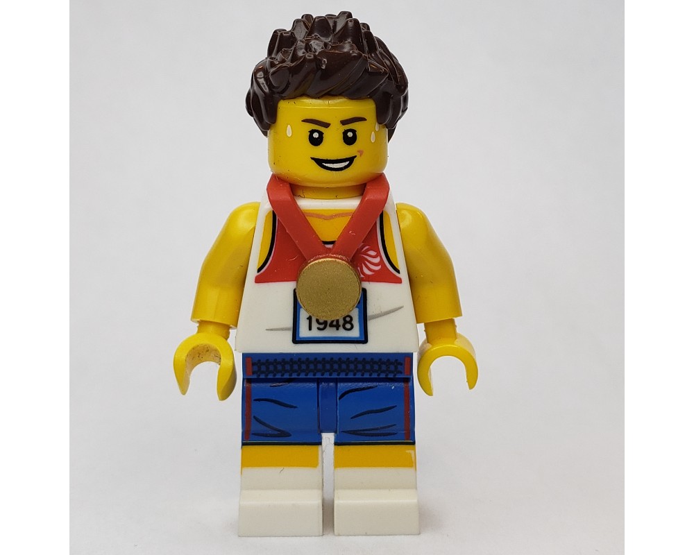 LEGO Set fig-001371 Relay Runner, Team GB (CMF) | Rebrickable - Build ...