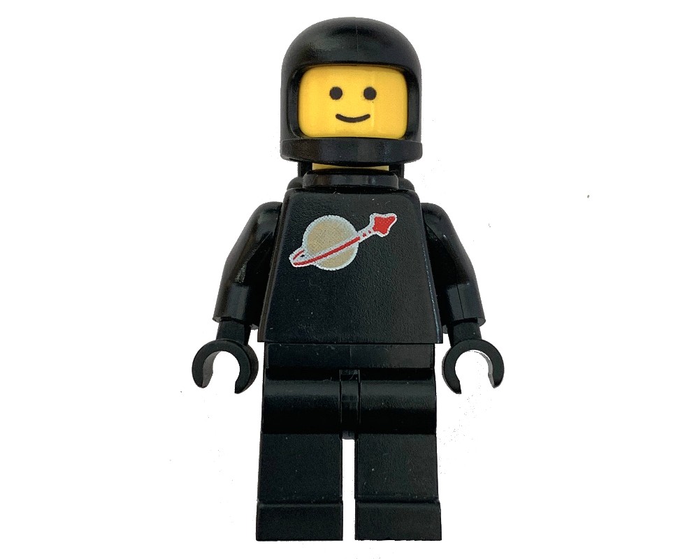 LEGO Set fig-001382 Classic Spaceman, Black with Airtanks (3842b Helmet ...