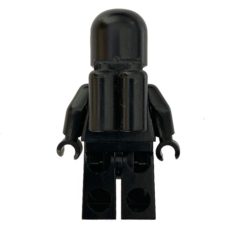 LEGO Set fig-001382 Classic Spaceman, Black with Airtanks (3842b Helmet ...