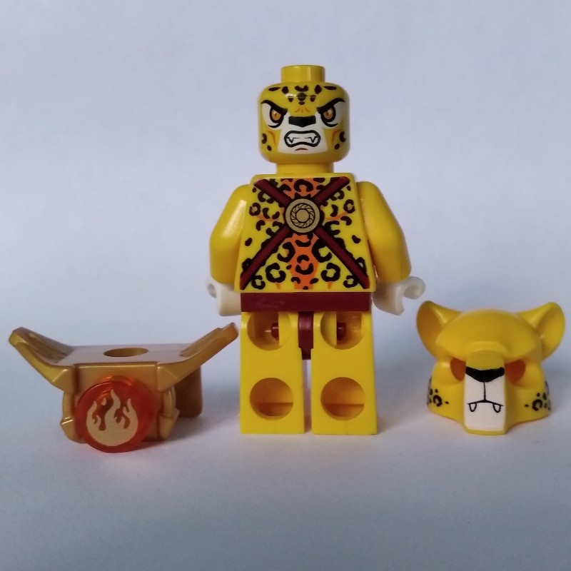 LEGO Set fig-001418 Lundor with Shoulder Armor and Fire Chi ...