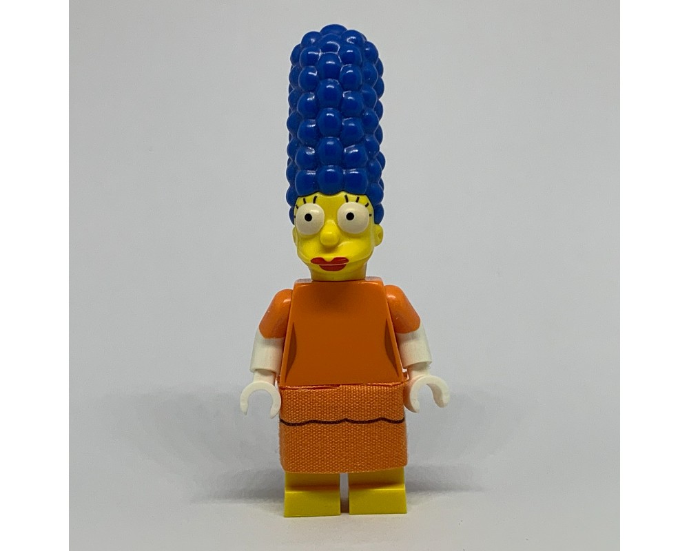 LEGO Set fig-001431 Marge Simpson in Orange Dress (CMF) | Rebrickable ...