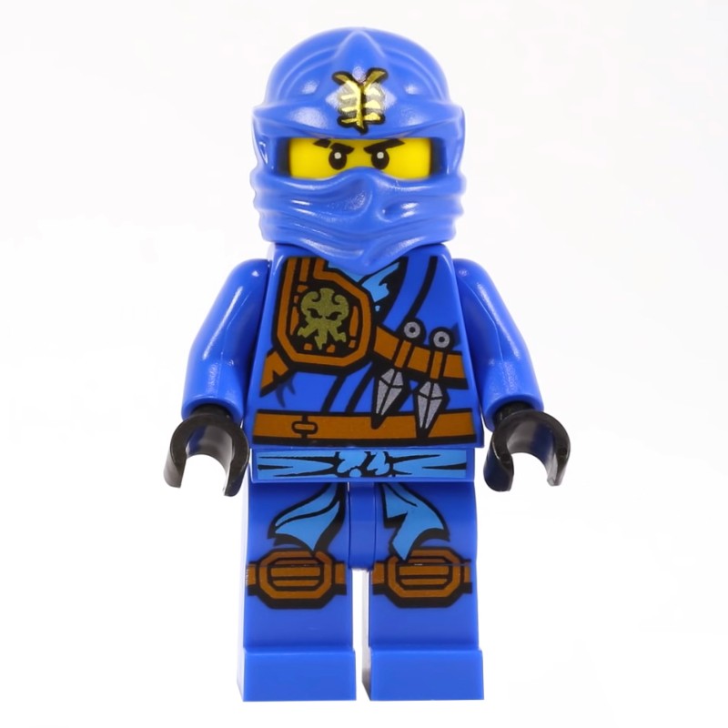 LEGO Set fig-001434 Jay in Jungle Robes (Tournament of Elements ...