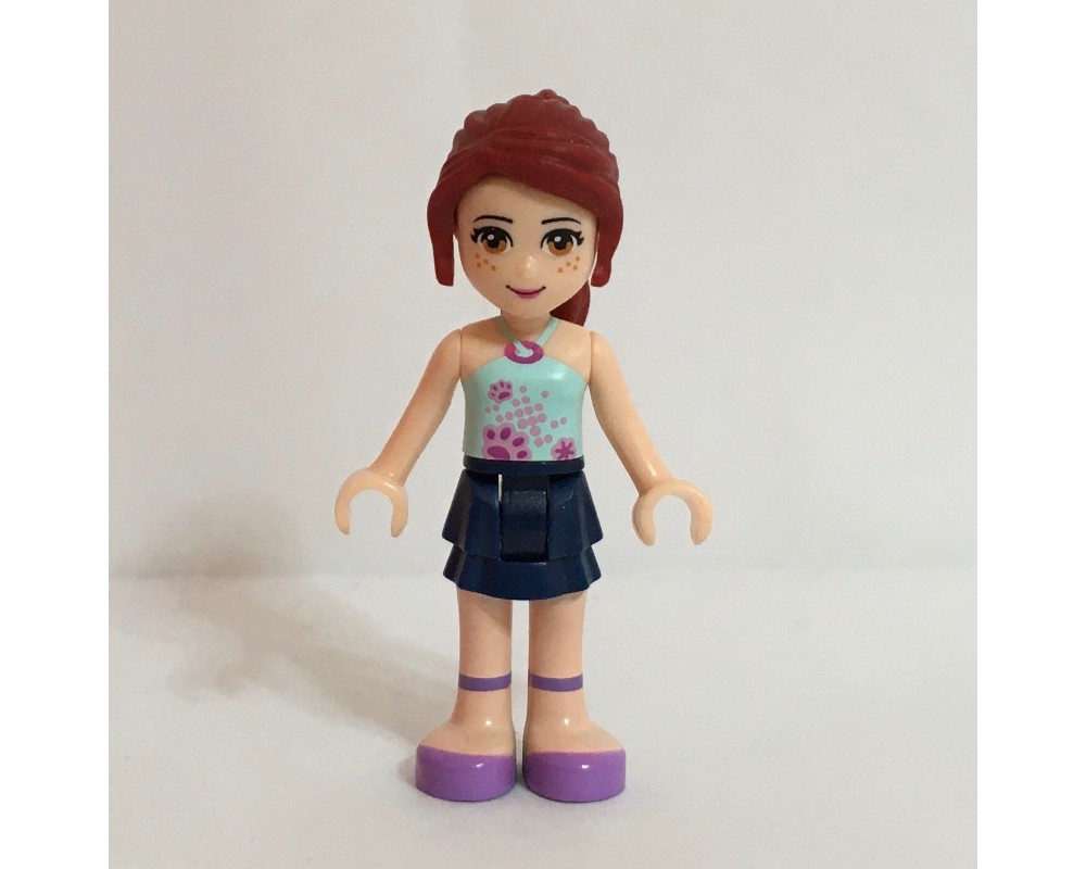 LEGO Set fig-001468 Mia - Light Aqua Top, Dark Blue Skirt | Rebrickable ...