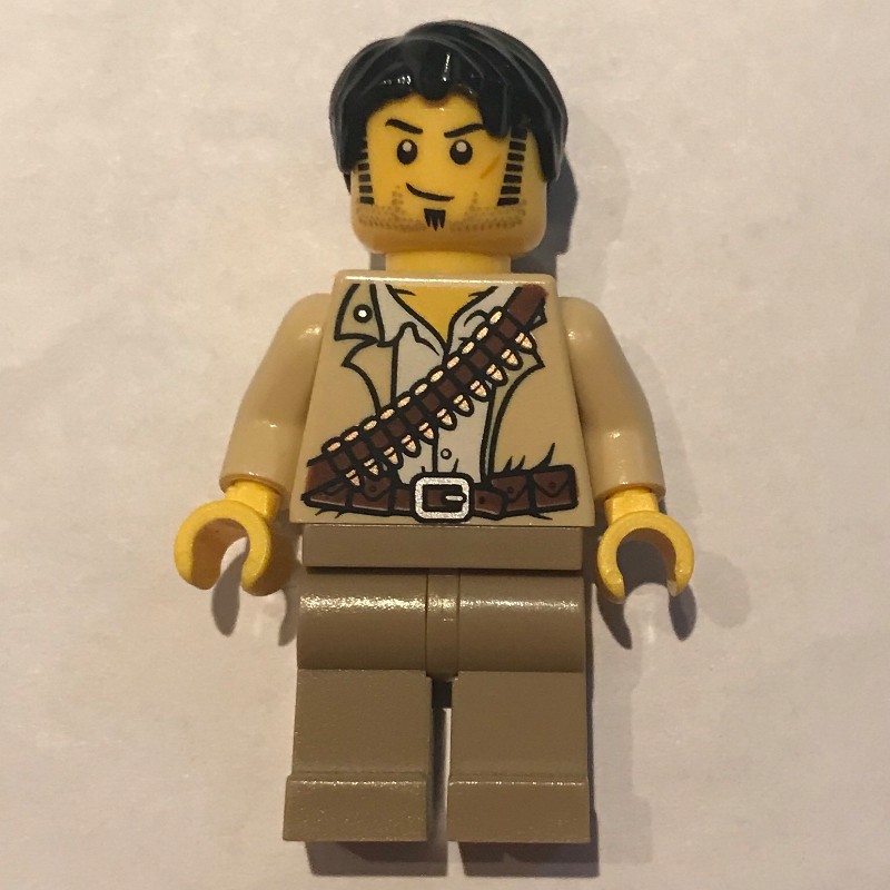 LEGO Set fig-001512 Jake Raines with Ammo Belt (3626b Head ...