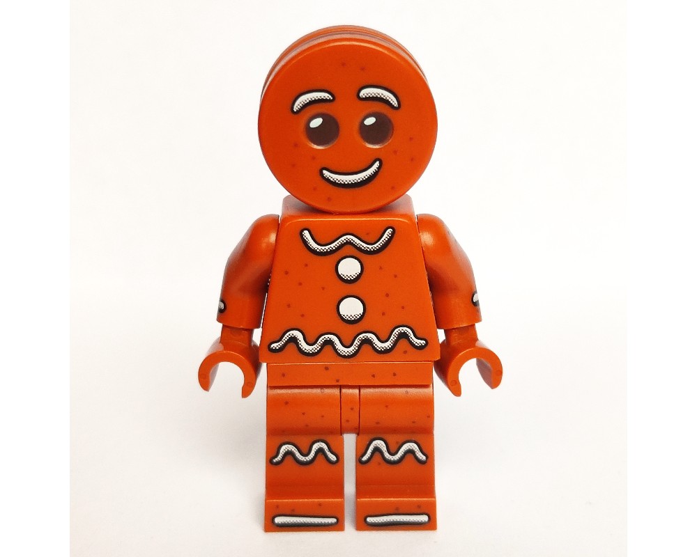 LEGO Set fig-001620 Gingerbread Man, Dark Orange | Rebrickable - Build ...