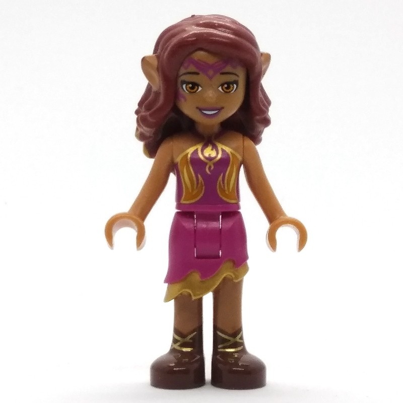 LEGO Set fig-001627 Azari Firedancer in Magenta and Gold Outfit ...