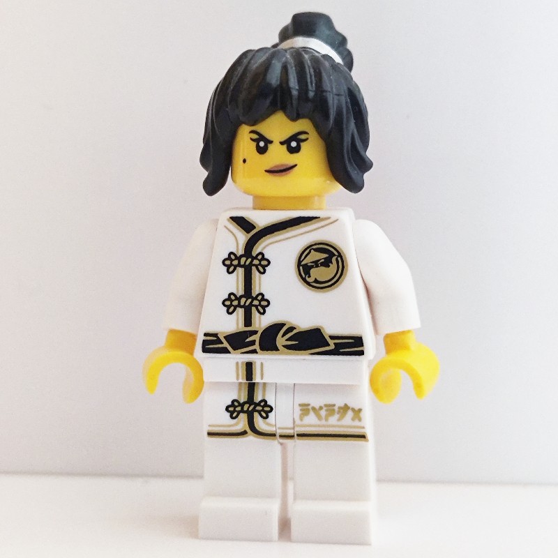 LEGO Set fig-001656 Nya in White Training Gi with Ponytail (CMF) (2017 ...