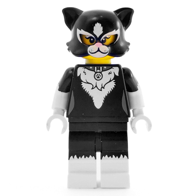 LEGO Set fig-001748 Cat Costume Girl (CMF) (2018 Collectible ...