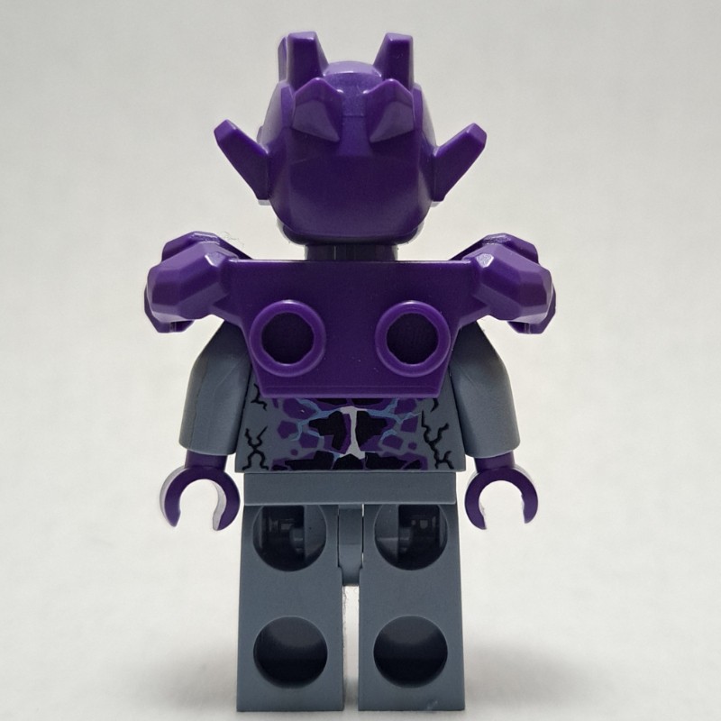 LEGO Set fig-001774 Stone Stomper with Dark Purple Shoulder Armor ...