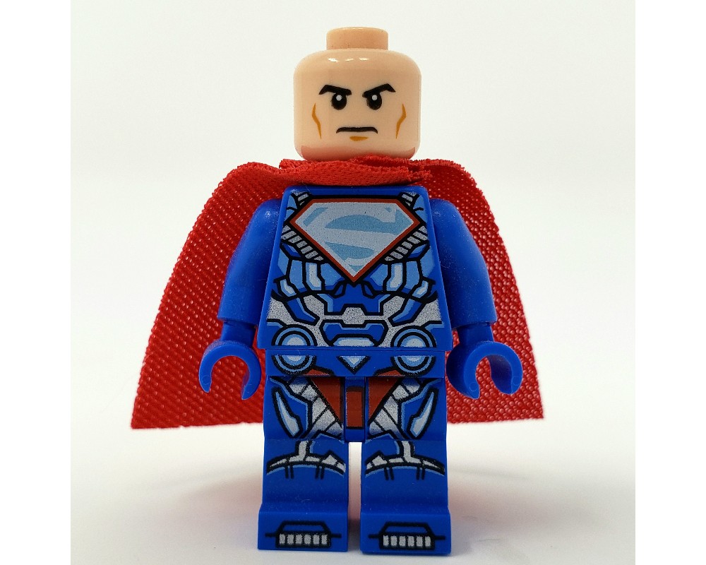 LEGO Set fig-001819 Lex Luthor in Superman Armor | Rebrickable - Build ...