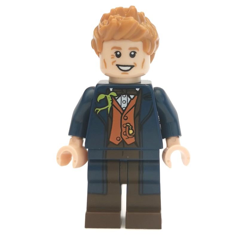 LEGO Set fig-001837 Newt Scamander, Long Dark Blue Coat (CMF ...