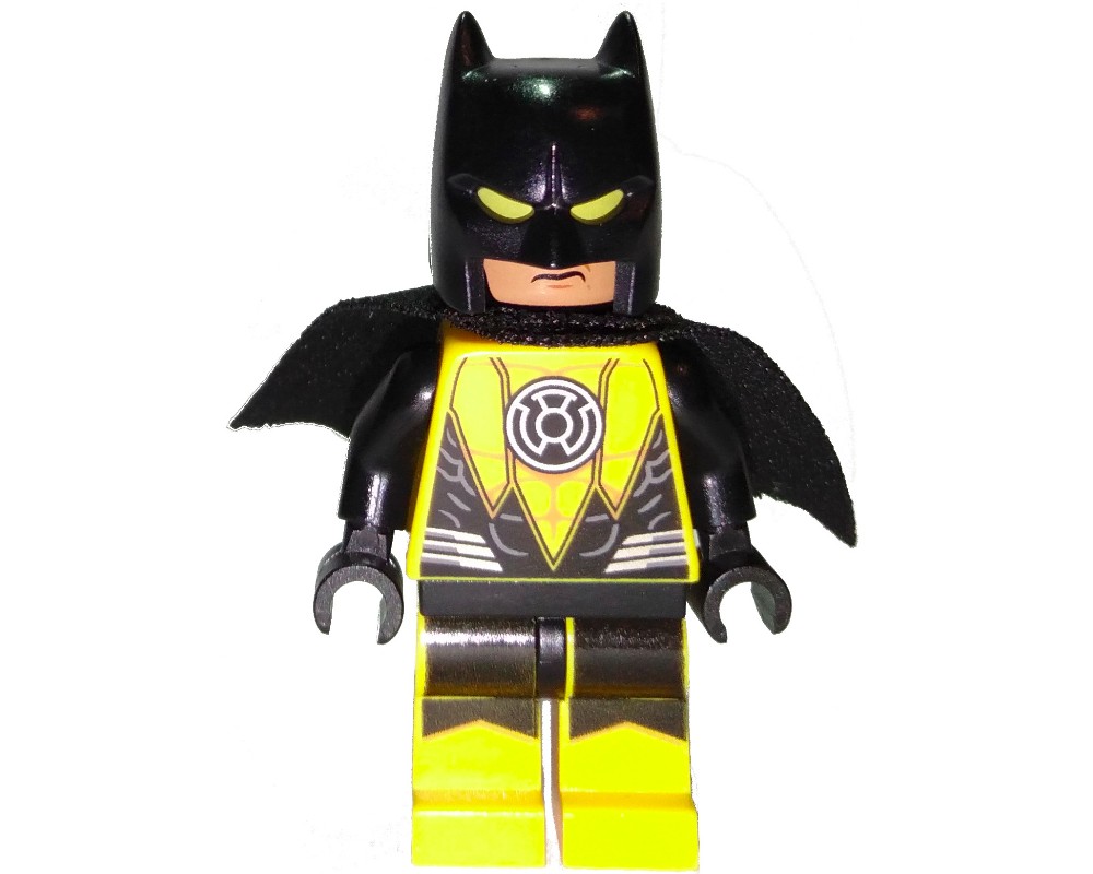 LEGO Set fig-001898 Batman, Yellow Lantern Outfit | Rebrickable - Build ...