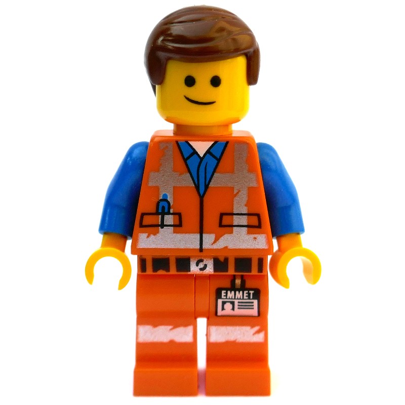 LEGO Set fig-001937 Emmet, Worn Outfit, Happy / Frustrated ...